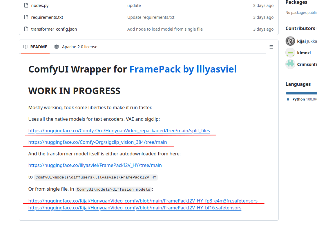 Intel ARCでFramePackをComfyUIで動かす（Windows編） | とある男のUbuntu